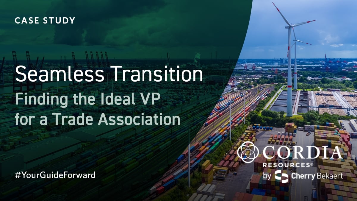 Executive Search for Trade Association Leader | Case Study | Cherry Bekaert