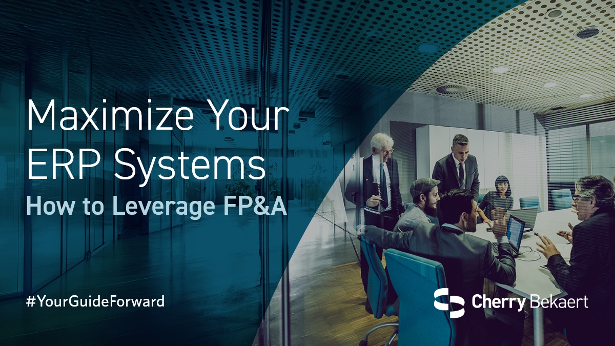 Financial Planning & Analysis With an ERP System | Cherry Bekaert