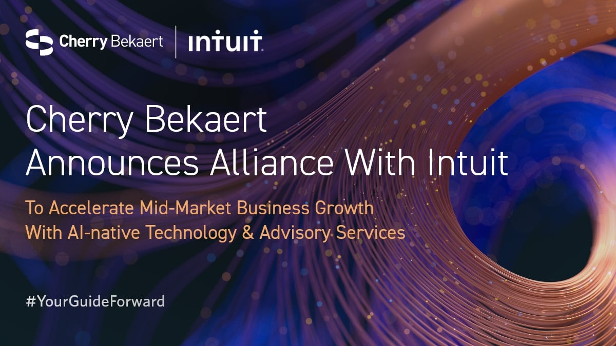 Cherry Bekaert Expands Mid-Market ERP With Intuit | Cherry Bekaert