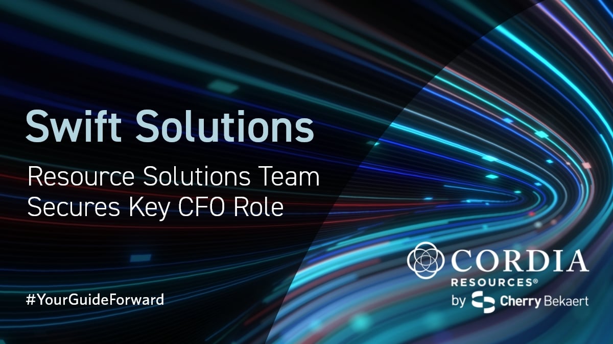 Resource Solutions Team Secures Interim CFO Role | Case Study | Cherry Bekaert