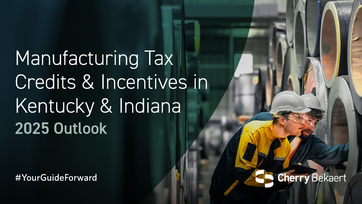2025 Indiana & Kentucky Small Business Tax Credits | Cherry Bekaert