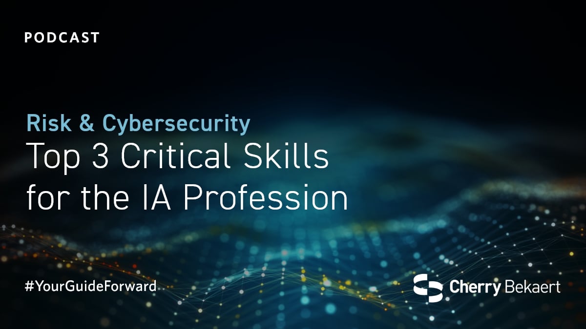 Top 3 Skills for Internal Audit Profession | Cherry Bekaert