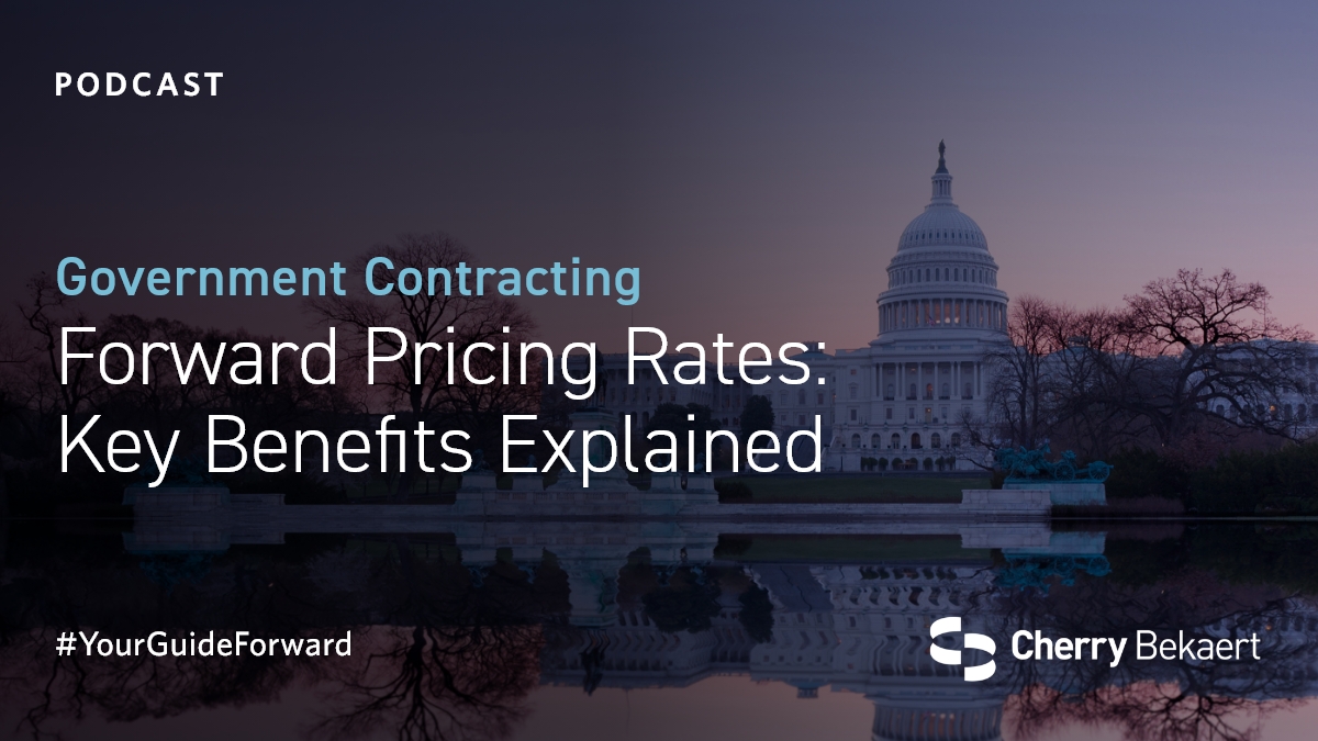 Forward Pricing Rates: Key Benefits Explained | Cherry Bekaert
