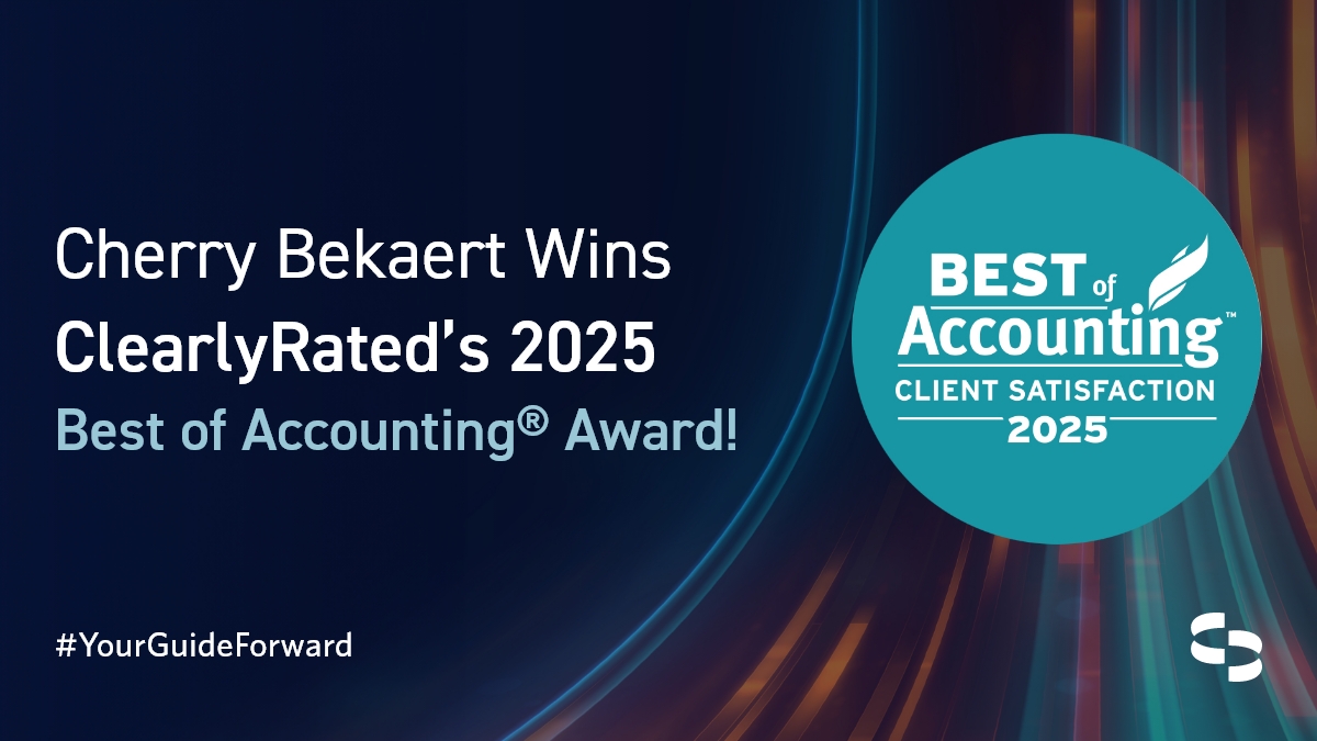Cherry Bekaert Wins ClearlyRated’s 2025 Accounting Award | Cherry Bekaert