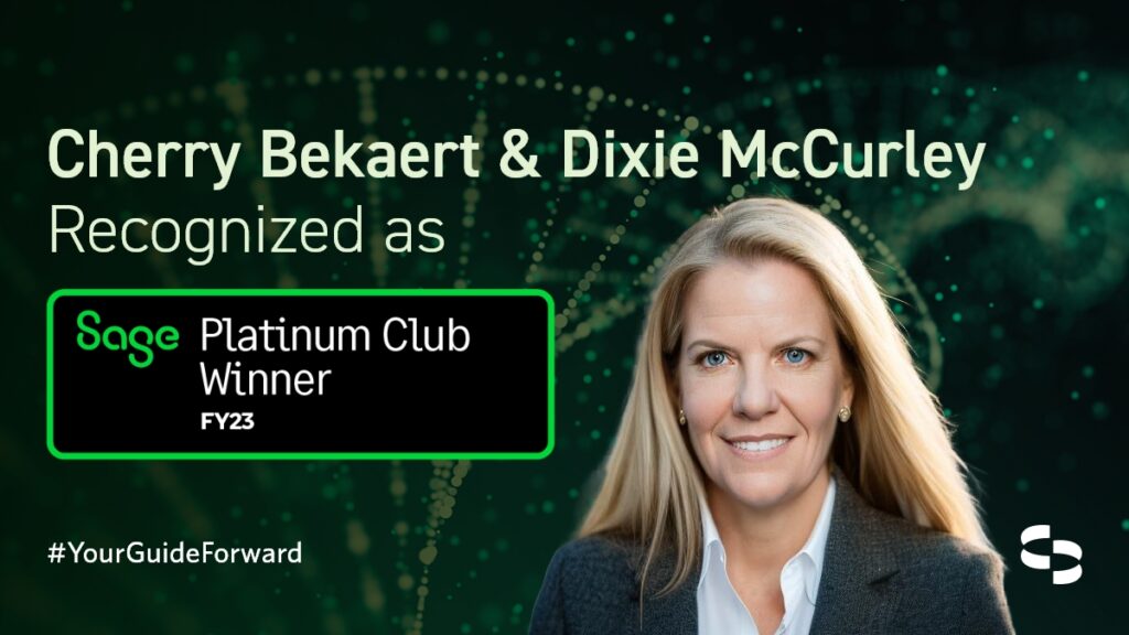 Cherry Bekaert Recognized again as a Sage Platinum Club 2023 Winner | Cherry Bekaert