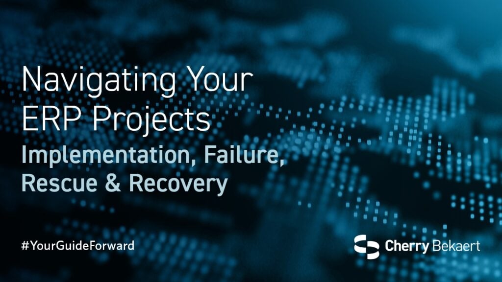Navigating ERP Projects: Implementation Failure and Recovery | Cherry ...
