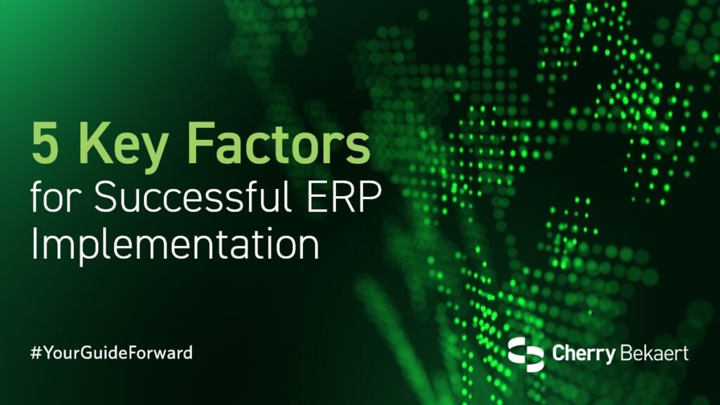 ERP System Implementation: 5 Key Factors | Cherry Bekaert
