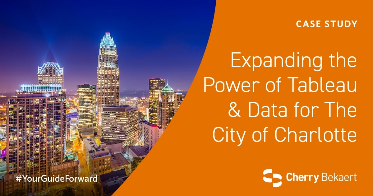 Tableau Case Study for The City of Charlotte | Cherry Bekaert