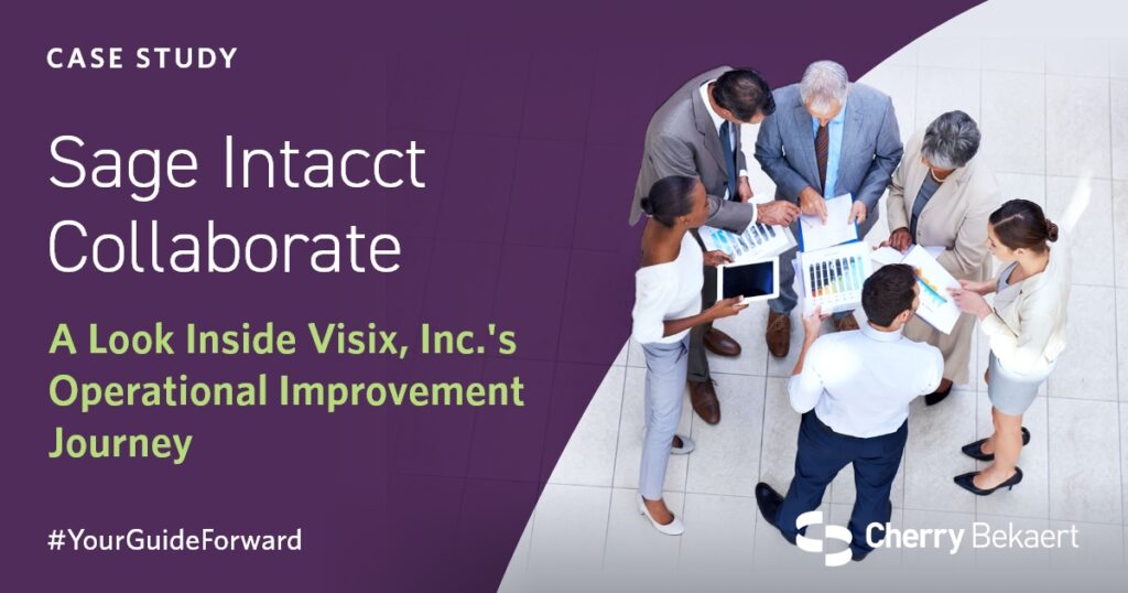 Sage Intacct Case Study for Visix, Inc. | Cherry Bekaert